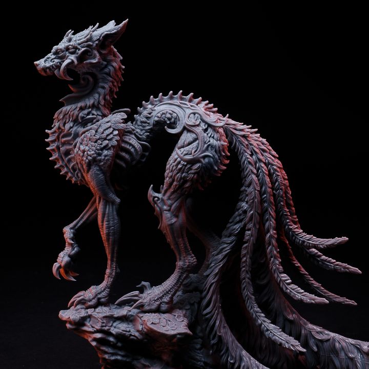 3D Printable Kojiro Fox by Black Forge Games